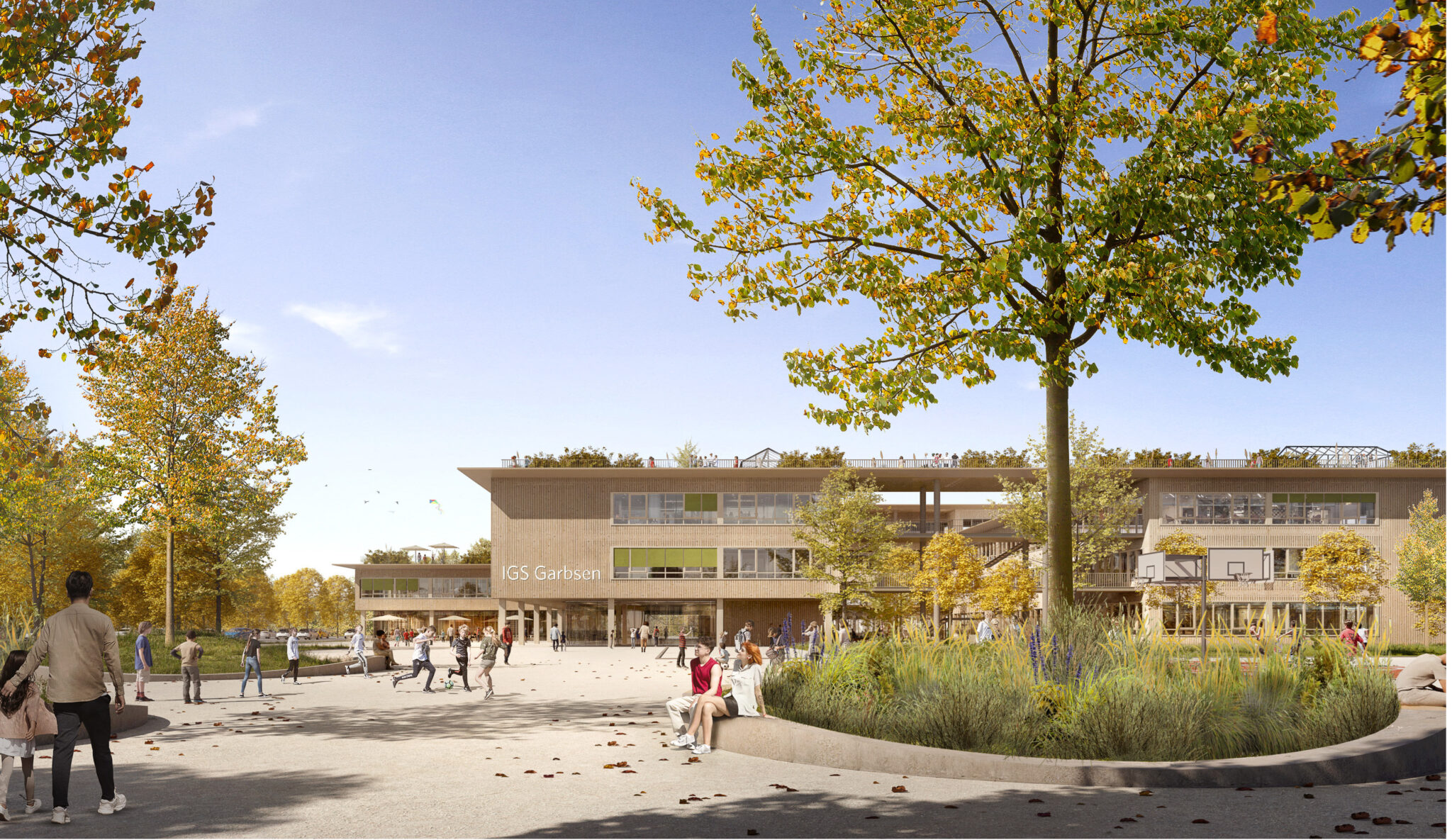 So soll die neue IGS Garbsen aussehen - Stadt stellt Siegerentwurf vor ...